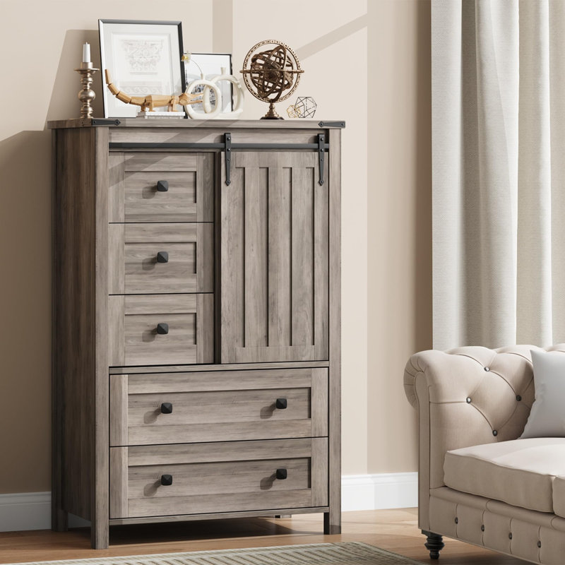 Gracie Oaks Dresser For Bedroom With 5 Drawers Wayfair